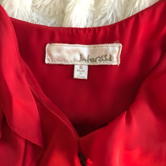 Tops | Gorgeous Vibrant Red Silk Tank From Boutique | Poshmark